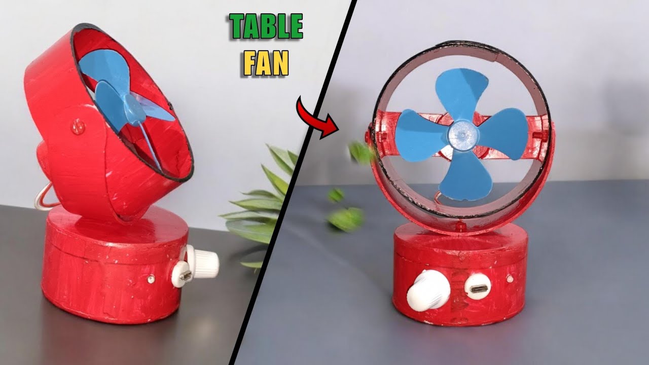 how to make table fan | PVC pipe se table fan bnaye | table fan ...