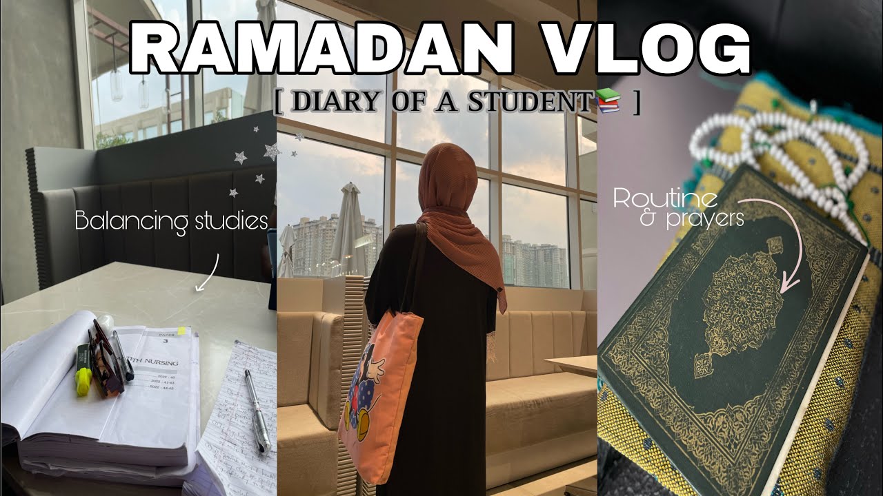 Ramadan Diaries🌙 | routine, prayers, balancing studies, iftar, life ...