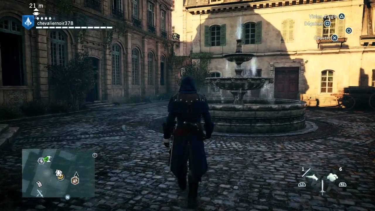 AC Unity gameplay with Notre Dame & balcony achievement - YouTube
