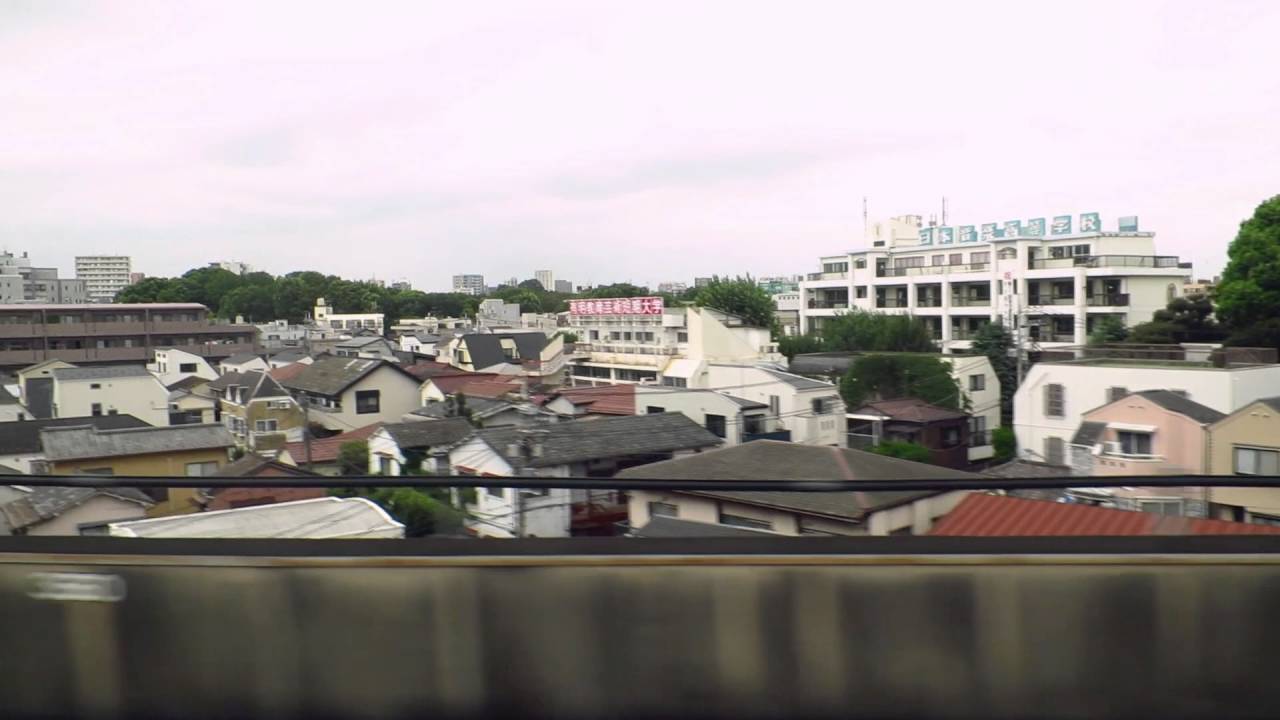 Scenes from a Bullet Train Window Tokyo to Osaka August 2016 - YouTube