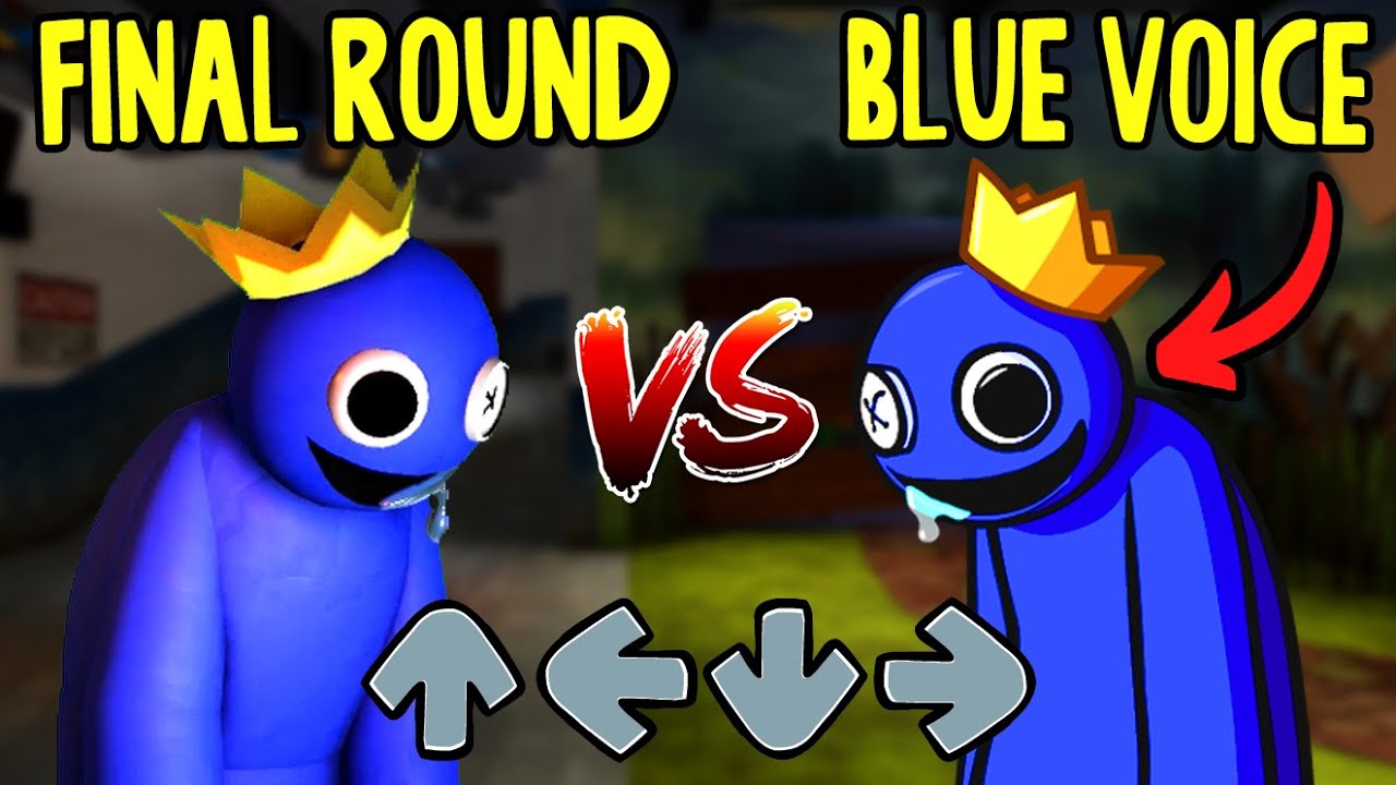 Friday Night Funkin' Rainbow Friends BLUE VS BLUE Final Animation ...