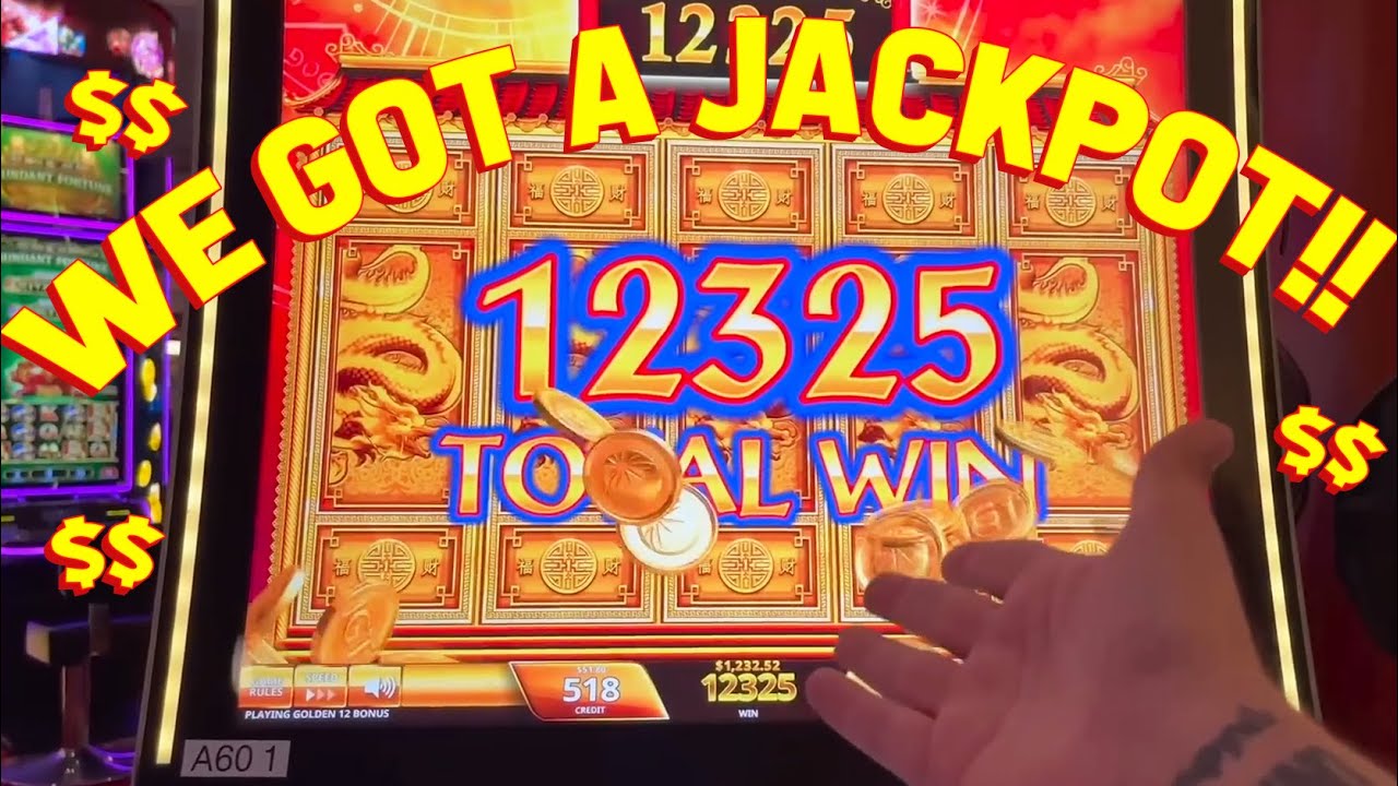 GOLDEN HANDPAY!! with VegasLowRoller on Golden 12 Slot Machine!! - YouTube