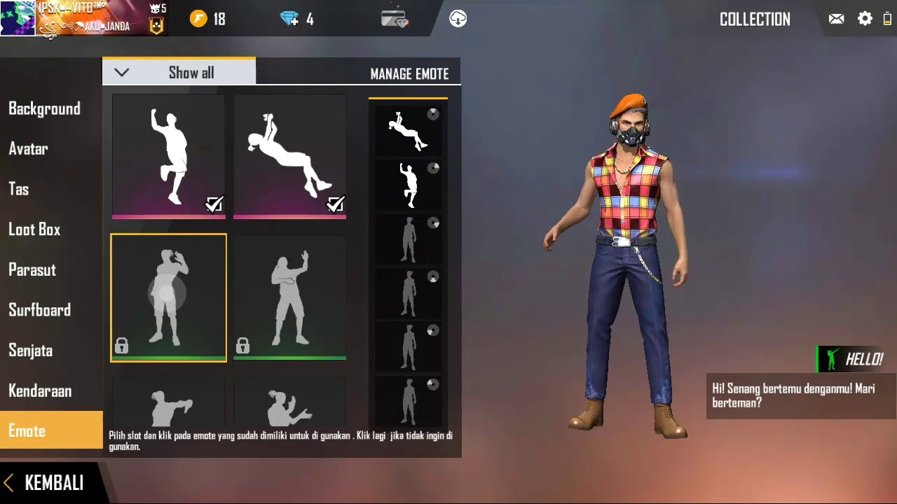 DJ Spongebob versi SEMUA EMOT FF GG - YouTube
