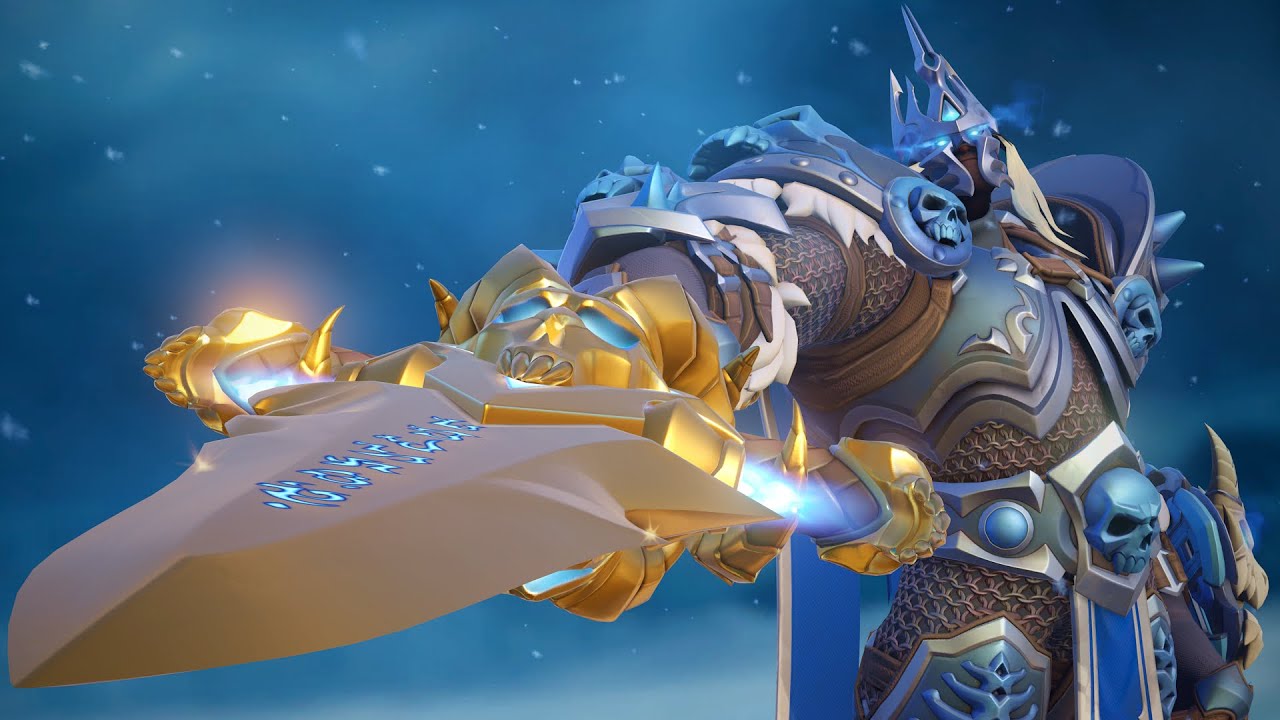 New Lich King Reinhardt Skin Preview | Gold Weapon - YouTube