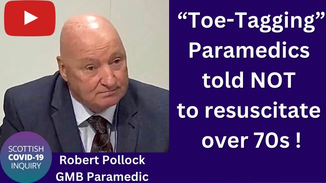 Toe-Tagging | Paramedics told NOT to resuscitate anyone over 70 years ...