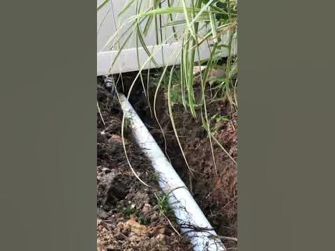 How To Eliminate Water From Flooding Your Yard - YouTube