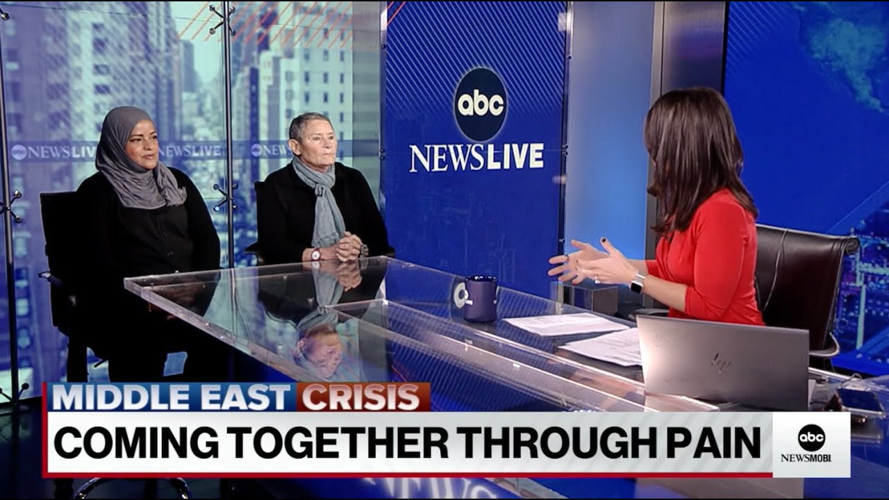 ABC News Live Interviews Parents Circle Members Robi and Layla - YouTube