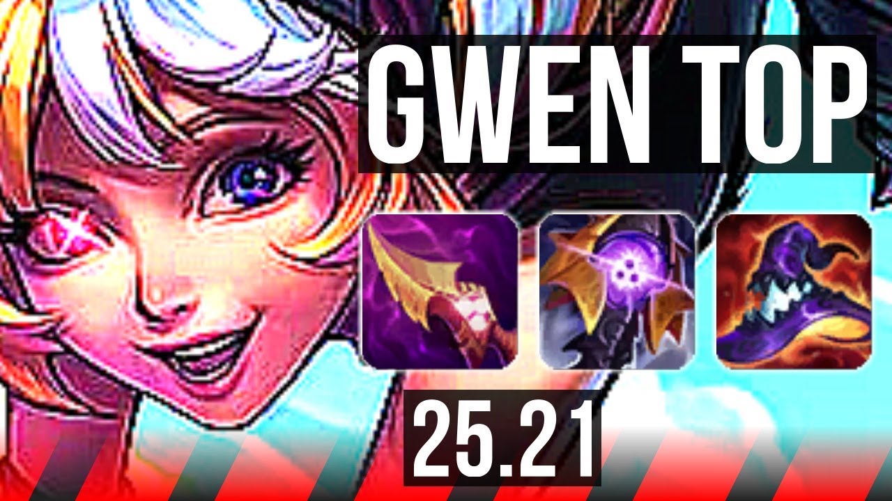 GWEN vs AATROX (TOP) | 8/1/3, 5k comeback | EUW Master | 25.21 - YouTube
