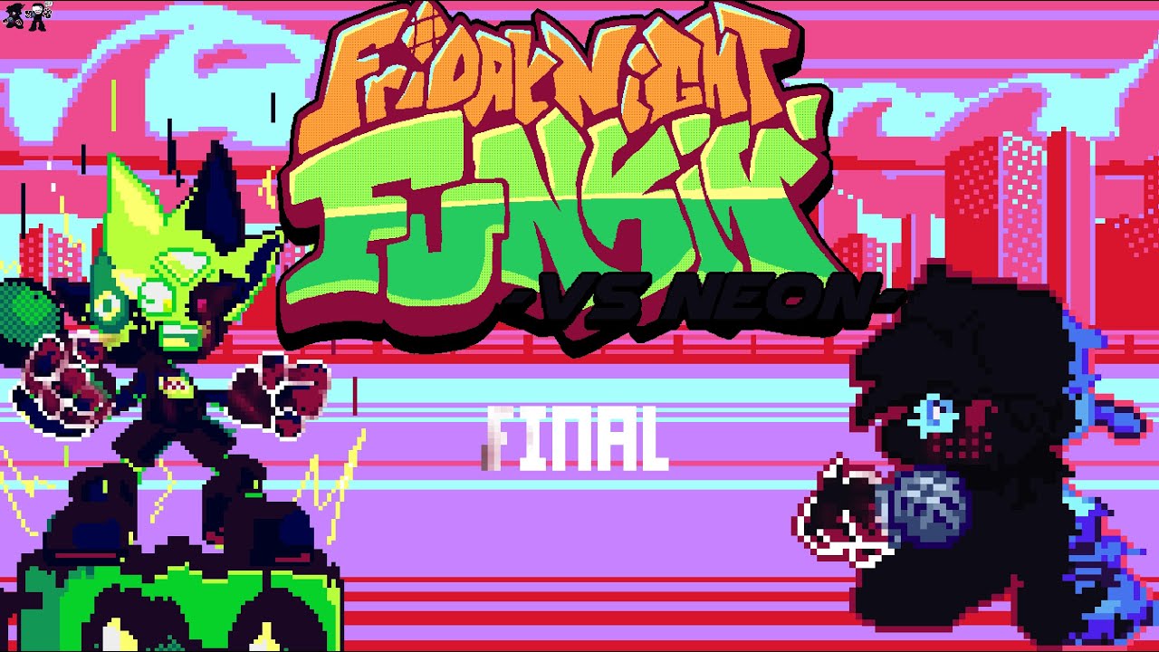 FRIDAY NIGHT FUNKIN' NEON CORRUPTION MOD FINAL - YouTube