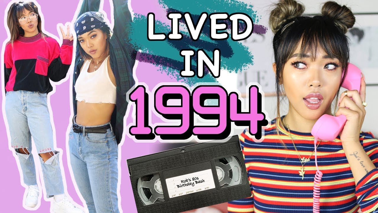 I Lived Like It Was 1994 For A Week! | FASHION | Nava Rose - YouTube