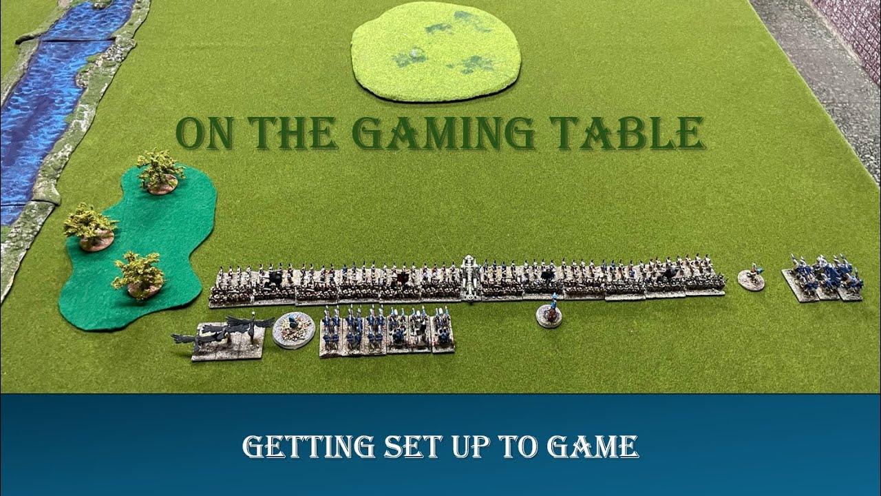 On The Gaming Table - Getting set up to game - YouTube