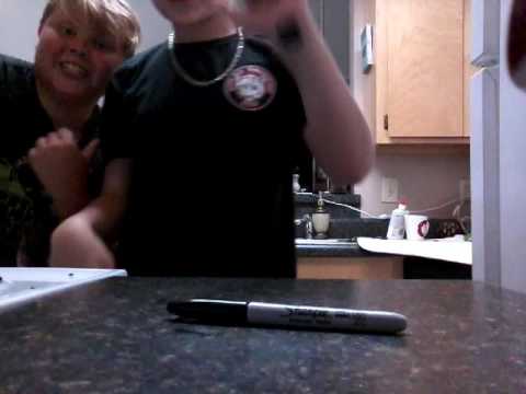 Sharpie challenge - YouTube