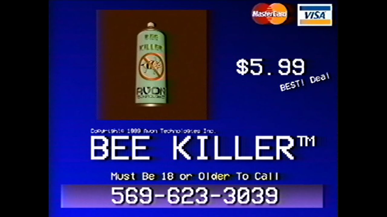 Bee Killer™ Advertisement (1989) - YouTube