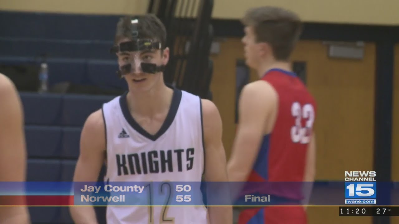 Norwell beats Jay County in boys basketball on 2/16/18 - YouTube