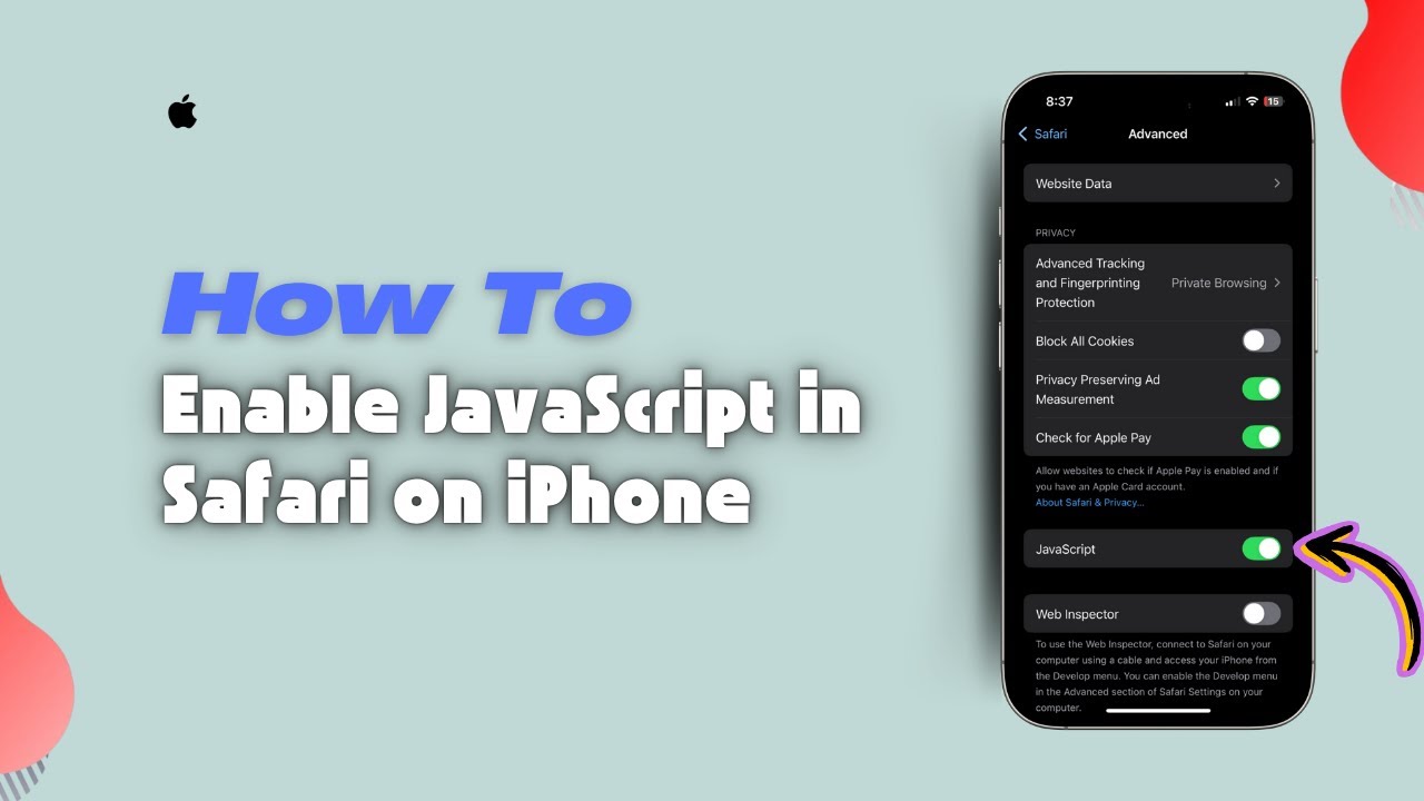 How to Enable JavaScript in Safari on iPhone - YouTube