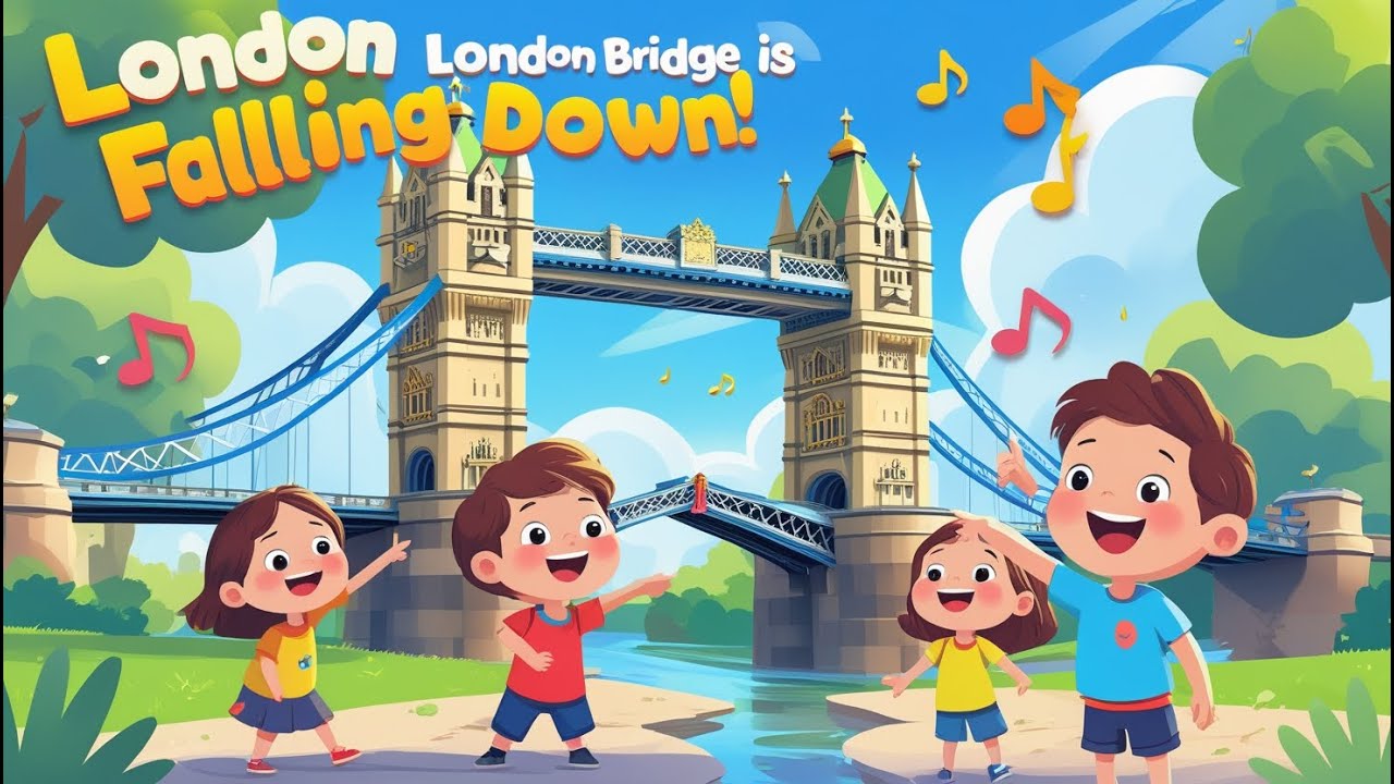 London Bridge is Falling Down | Classic Nursery Rhyme for Kids | Fun ...