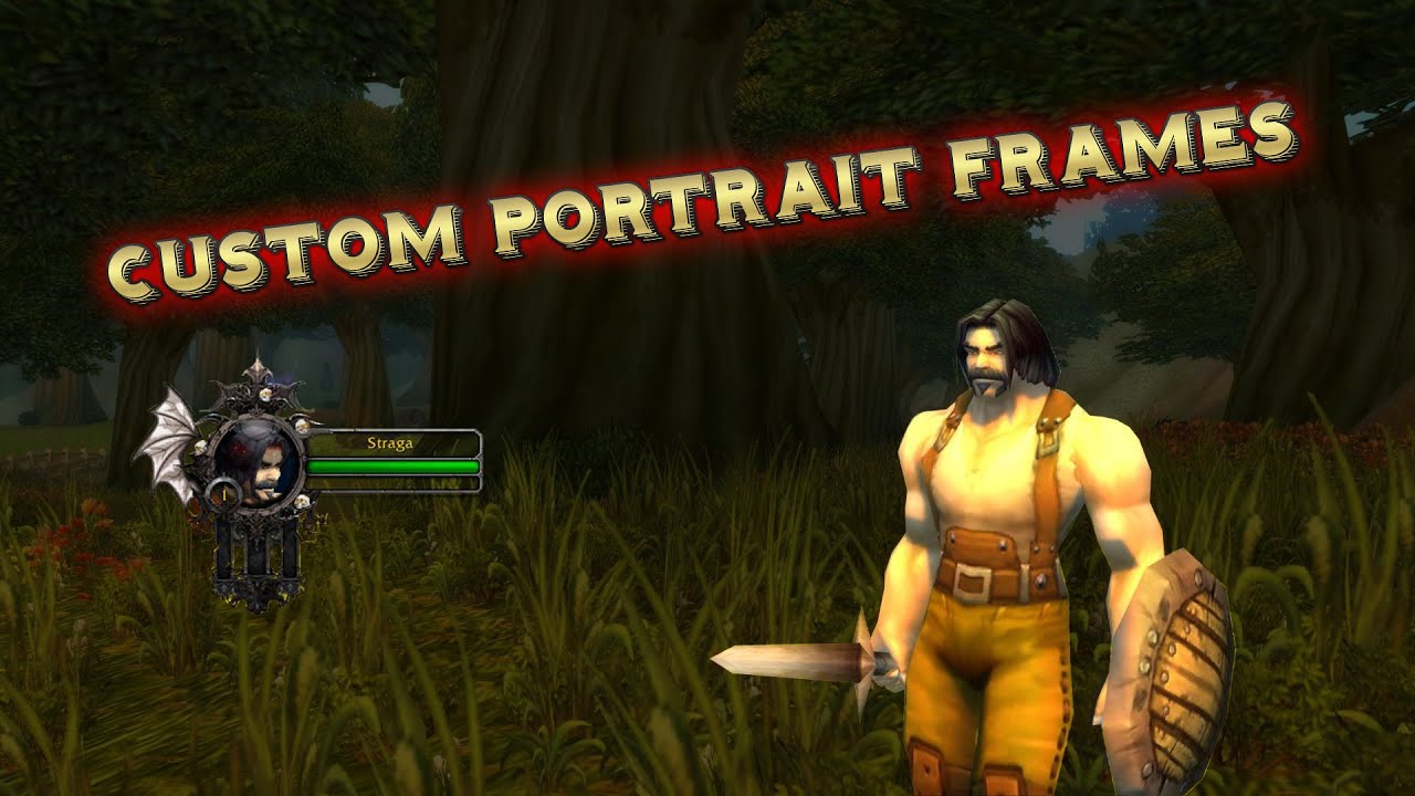 WeakAura: Custom portrait frames for HARDCORE World of Warcraft 1 - 60 ...