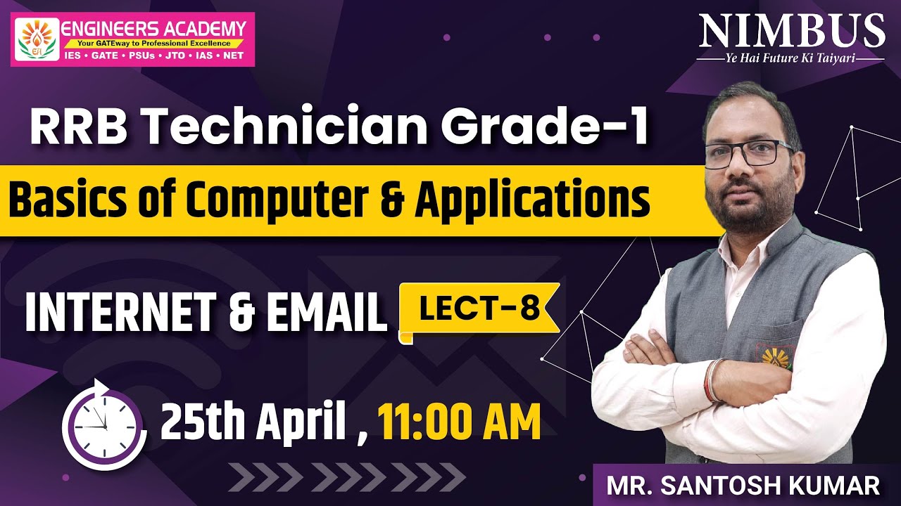 RRB Technician Grade 1 | Basics Of Computer And Applications | Internet ...