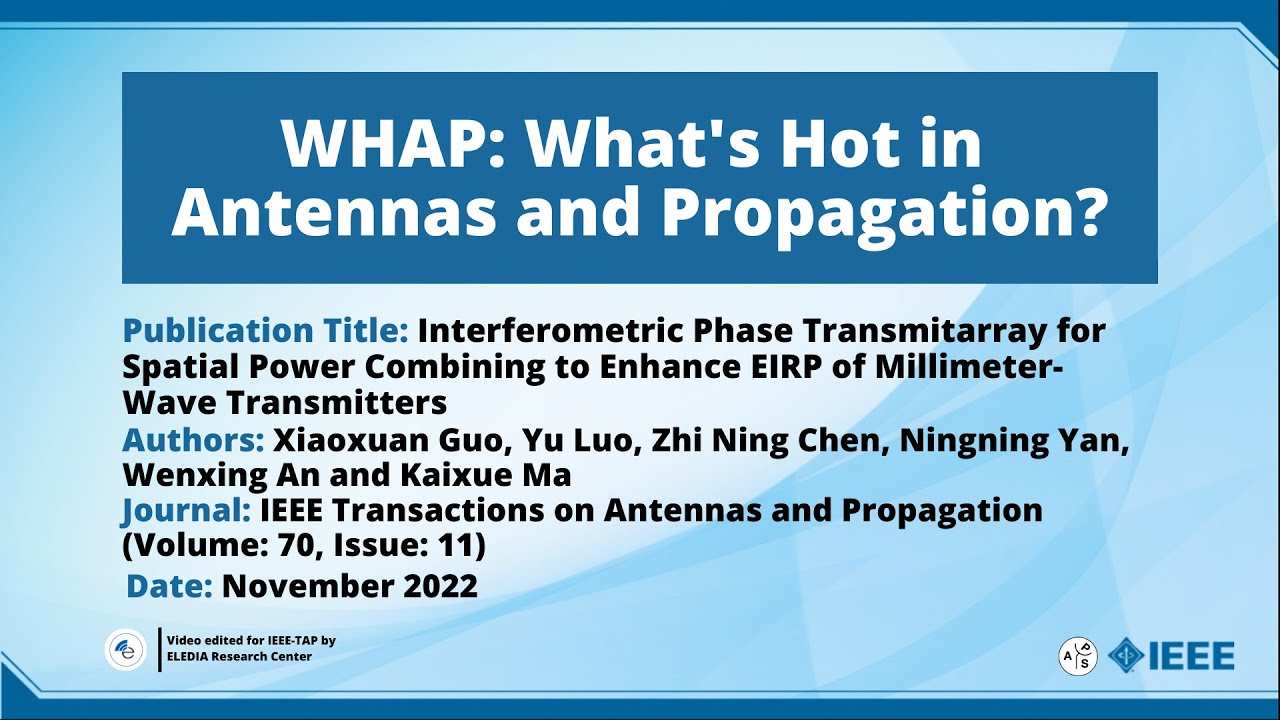 Interferometric Phase Transmitarray for Spatial Power Combining - YouTube