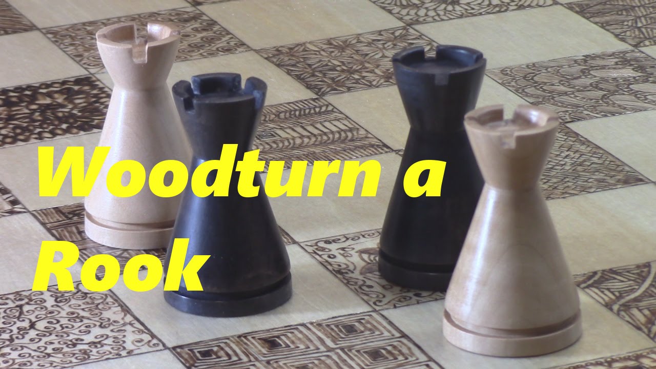 Woodturning a Chess Set - Rook Episode 2 - YouTube