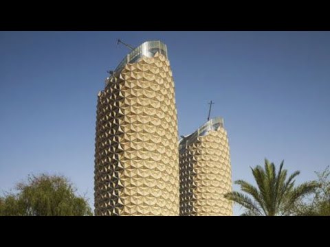 VERY AMAZING VEIW OF THE ROADS FROM AL SHAHAMA TO PINEAPPLE BUILDING IN ...