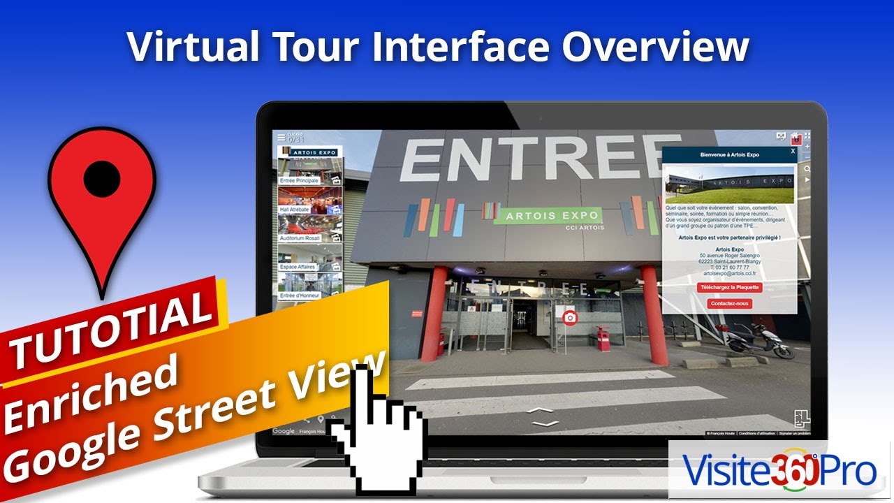 Virtual Tour Interface Overview by Visite 360 Pro - YouTube