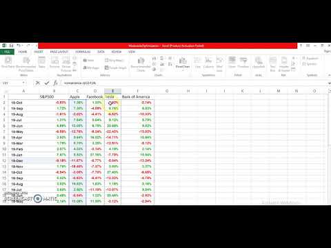Excel Solver for Portfolio Risk and Return Analysis - YouTube