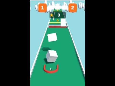 Collect cubes mouse skill game score 448 - YouTube
