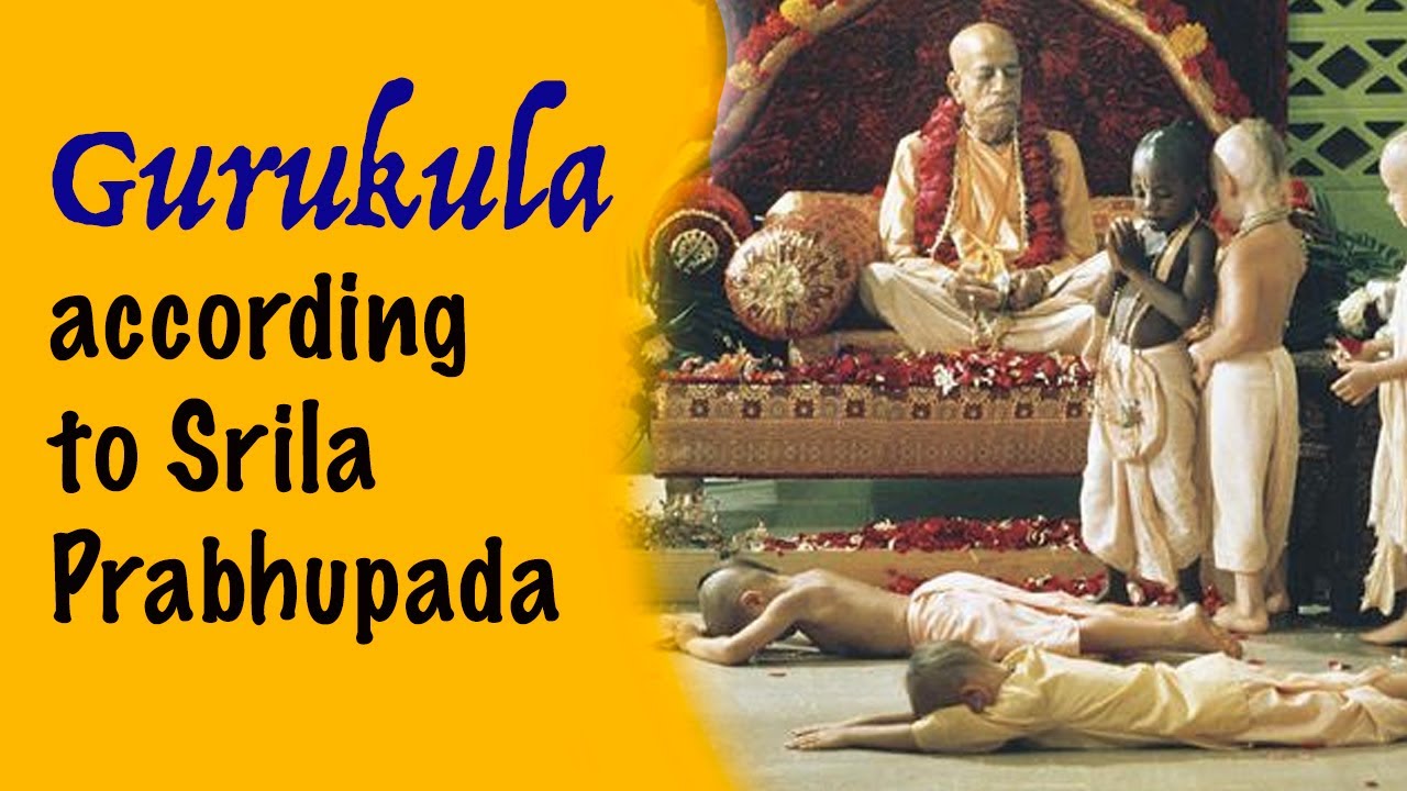 Gurukula according to Srila Prabhupada - YouTube