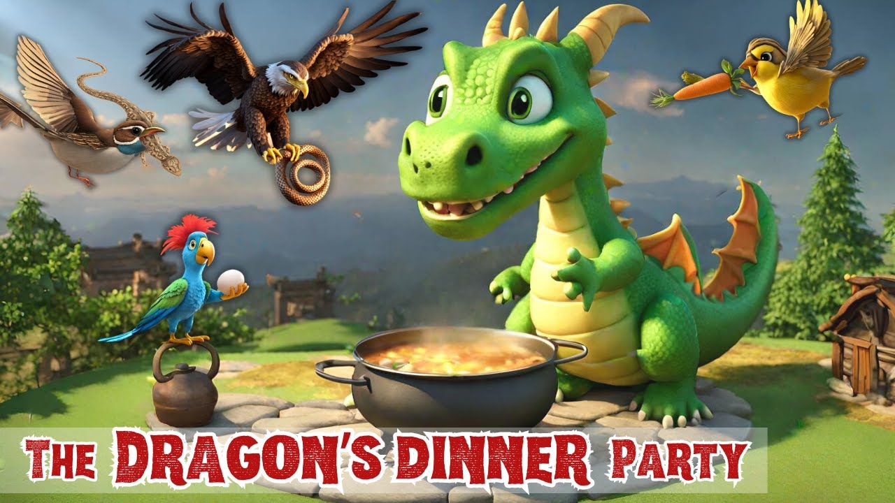 The Dragon's Dinner Party | Stories in English | Bedtime Stories for ...