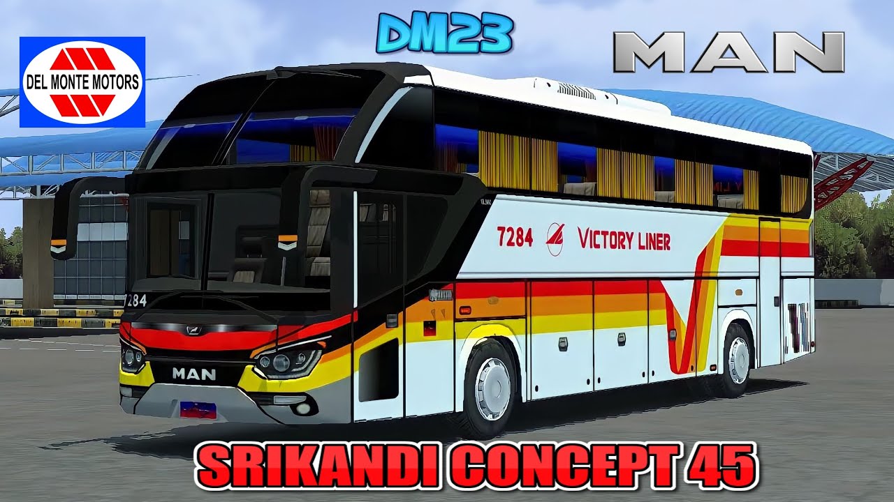 Victory Liner 7284 | DMMW DM23 MAN 19.360 SRIKANDI CONCEPT 45 | BUSSID SKIN | BUS SKIN - YouTube