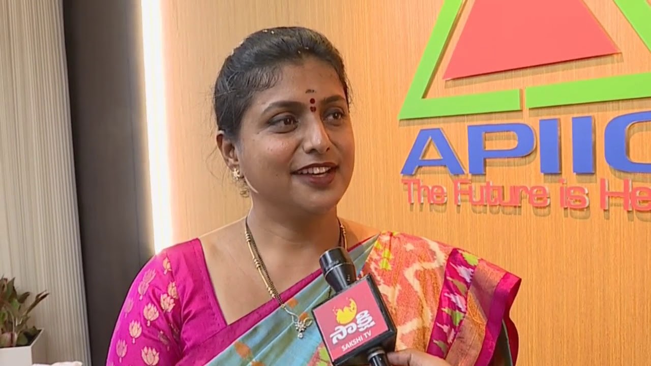 YSRCP R.K Roja Speaks on obligations as APIIC Chairman in Vijayawada ...