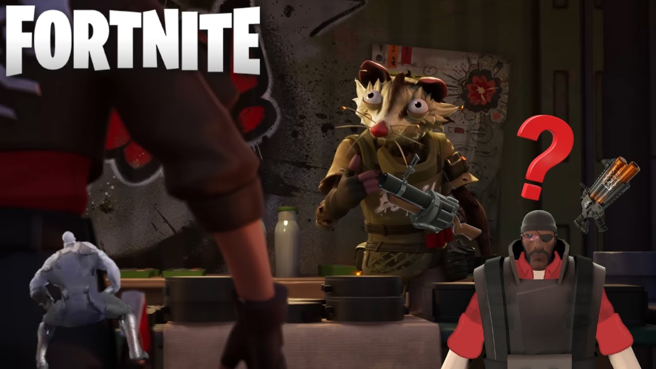 This new Fortnite Chapter is getting me mixed up with these new GUNS ...