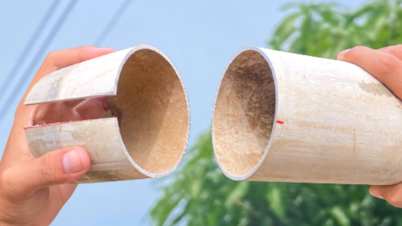 This Pipe Joining Technique Will Blow Your Mind! Only With Glue And PVC ...