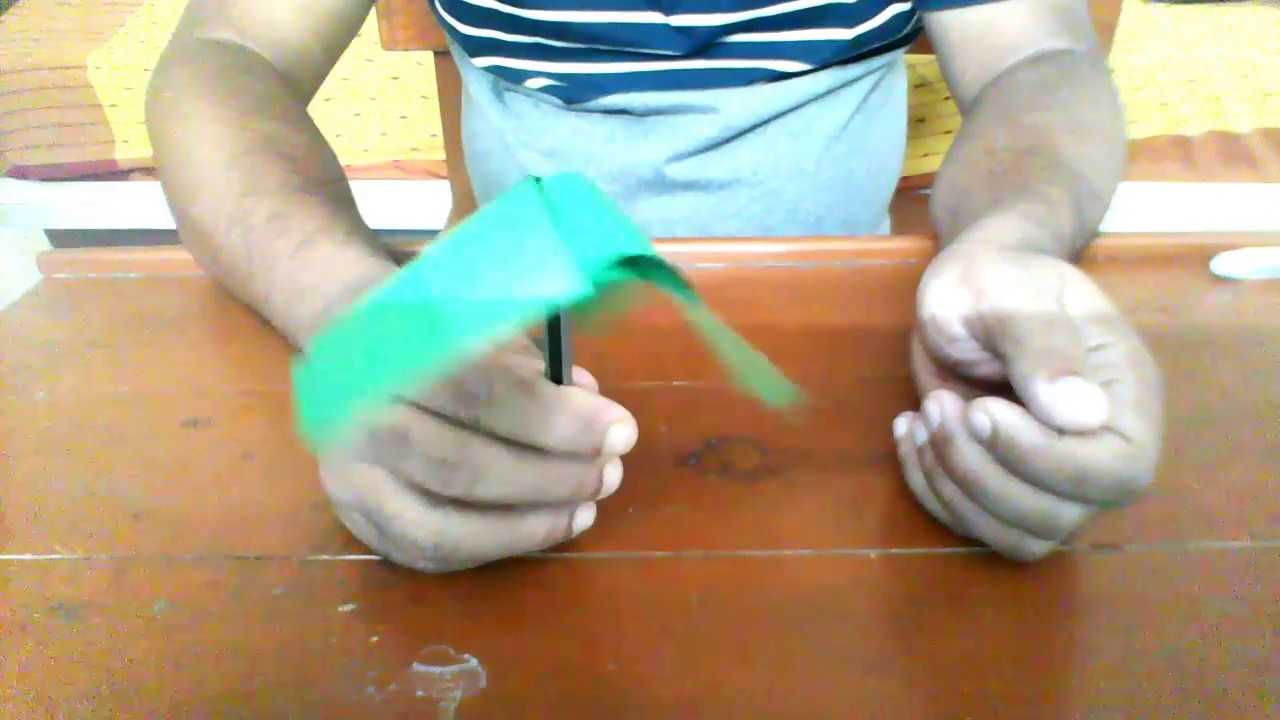 How to Make a Rotating origami Paper Propeller - YouTube