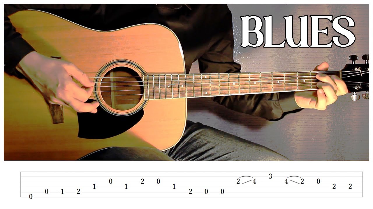 Acoustic Blues Lick [Key of E] Guitar Lesson w/ Tabs! - YouTube