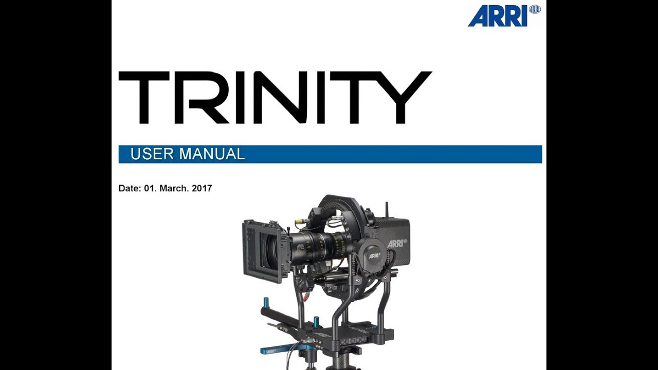 ARRI - TRINITY and MAXIMA Stabilizer - YouTube