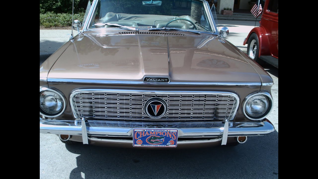 1963 Valiant Signet Convertible Mocha TVil081713 - YouTube