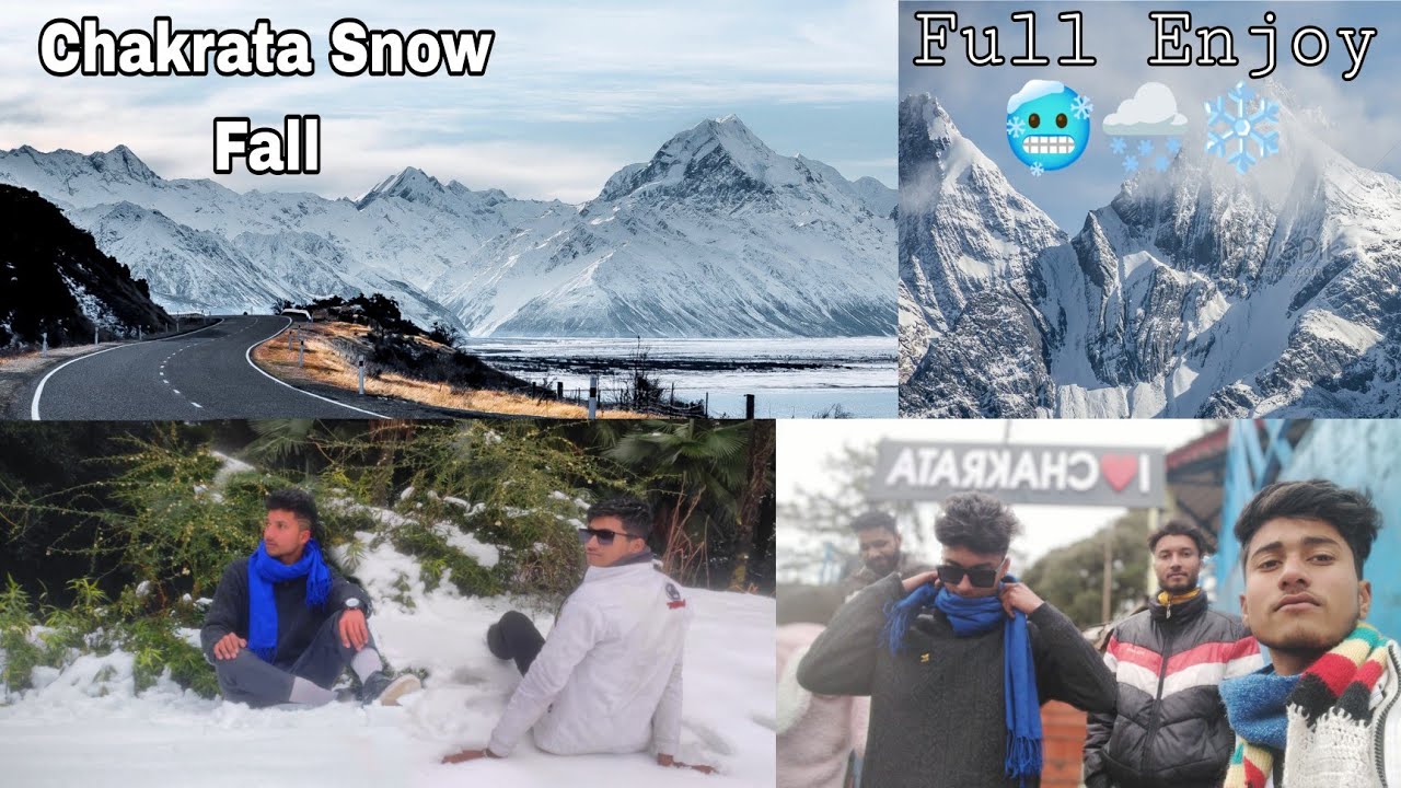 CHAKRATA SNOW FALL VLOG || FULL ENJOY 🌨️ ️🌨️ - YouTube