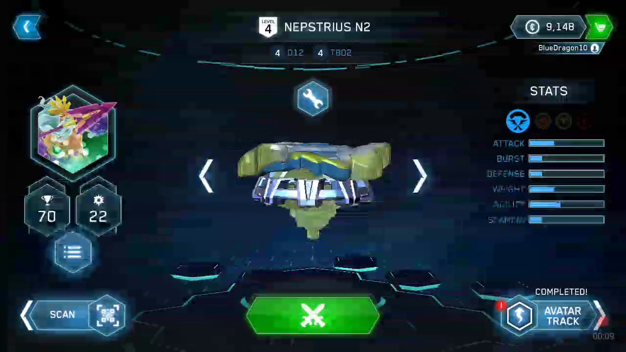 Beyblade burst app Unionist vs Nepstrius N2 - YouTube