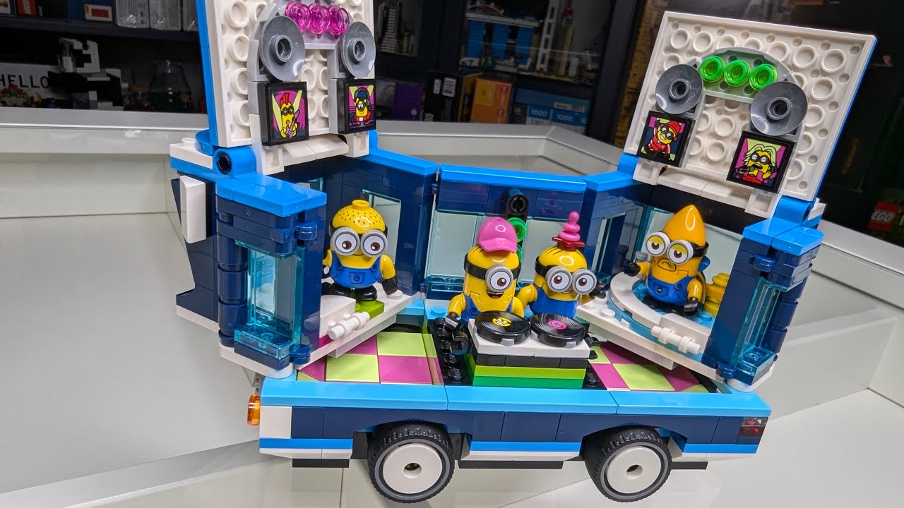 LEGO Minions Music Party Bus - LEGO Speed Build 260 - YouTube