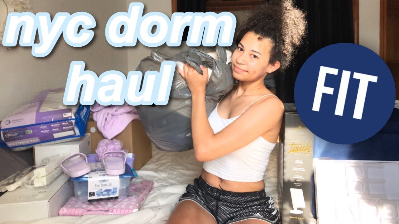 NYC DORM HAUL (FIT) - YouTube