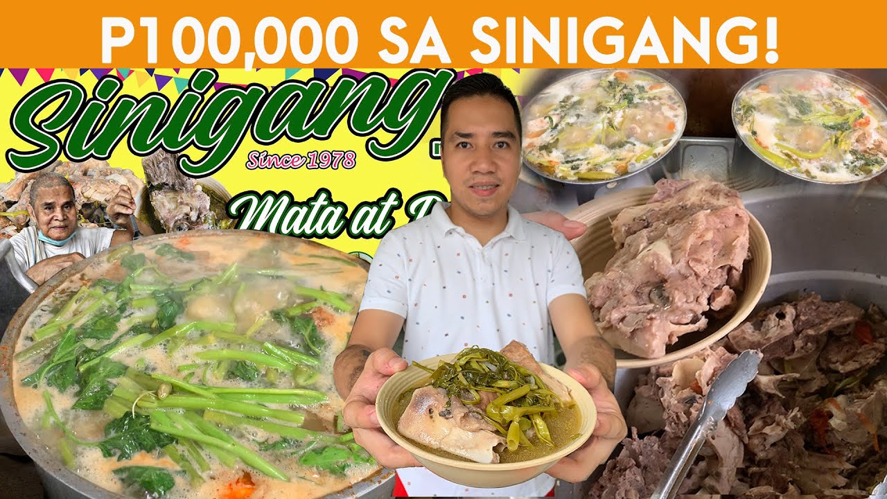 Sa Pag tinda ng SINIGANG binuhay ang pamilya! 100,000 SA SINIGANG ...