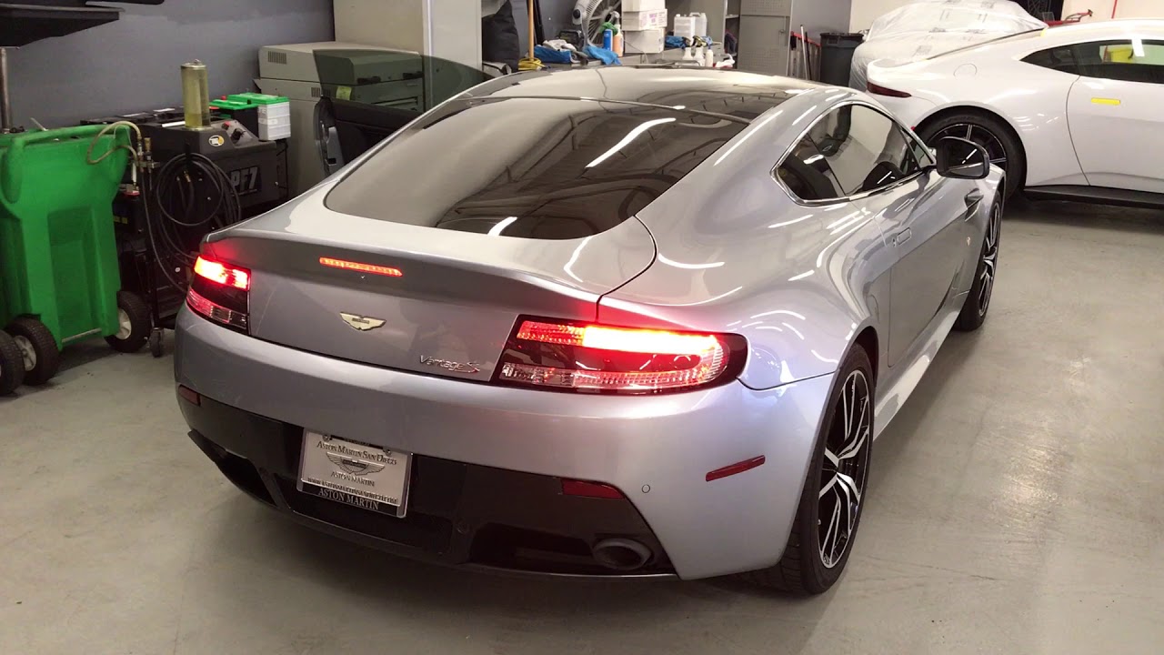 Before & After - AM V8 Vantage S (w/ VAP GT4 Exhaust) - YouTube