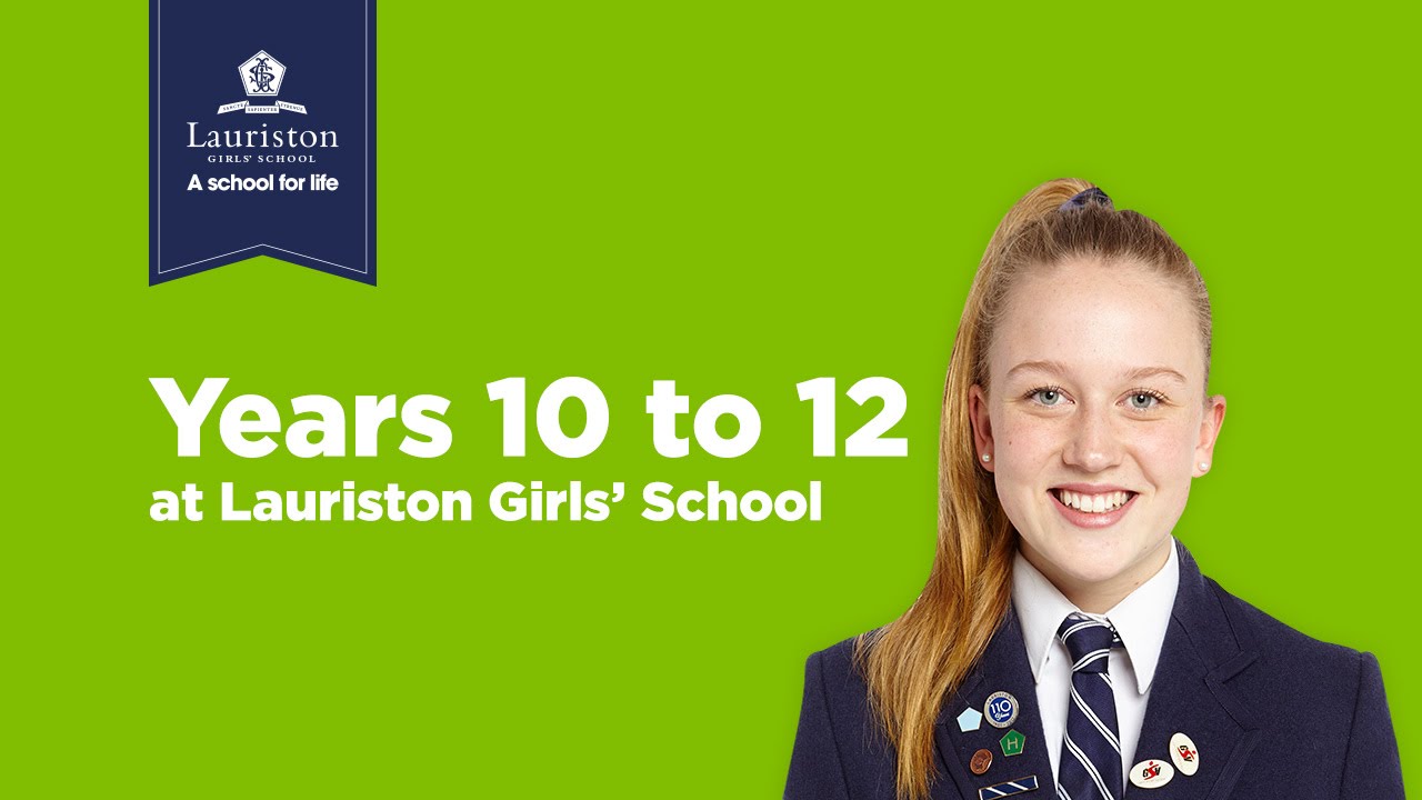 Years 10 to 12 at Lauriston Girls' School - YouTube