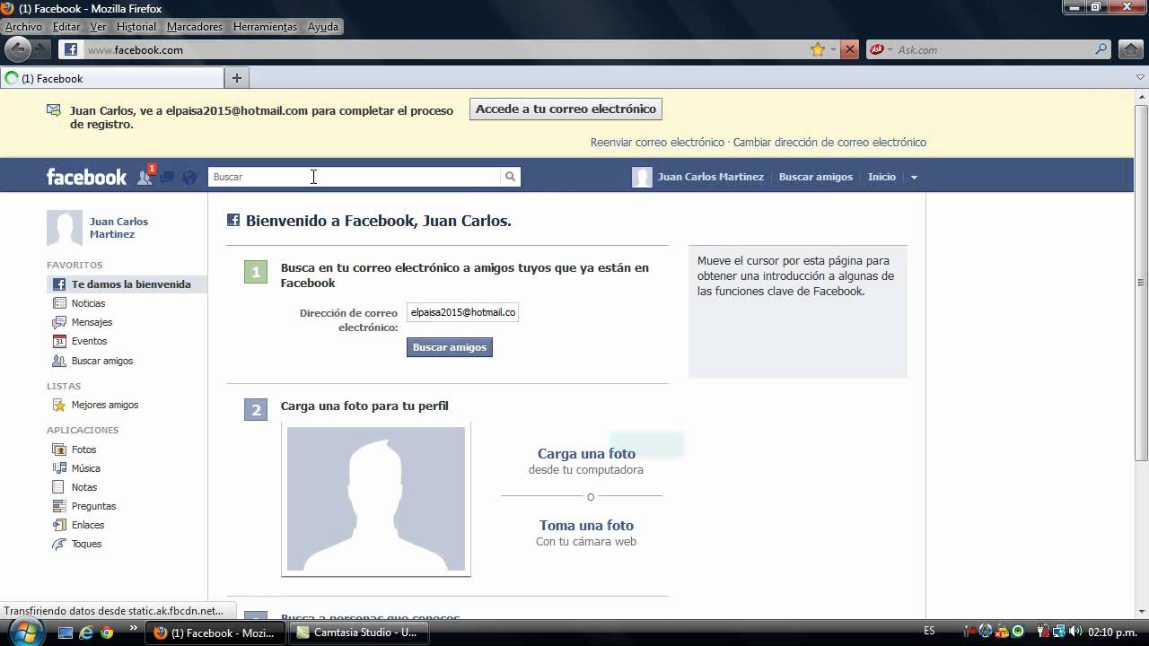 Pasos de registro en Facebook - YouTube