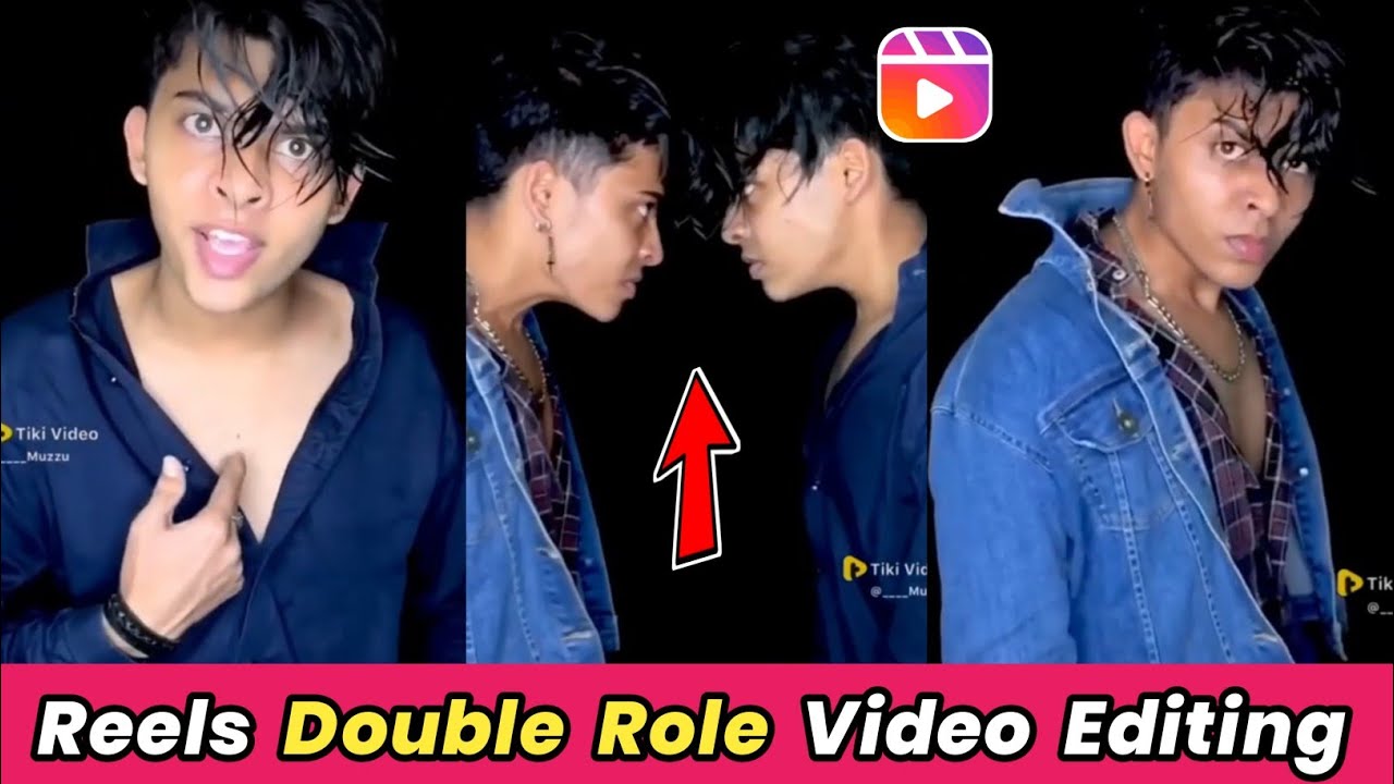 Reels Double Role Video Editing | How To Make Double Role On Reels ...