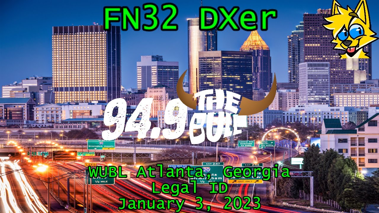 94.9 The Bull | WUBL Atlanta, Georgia Legal ID (1/3/23) - YouTube