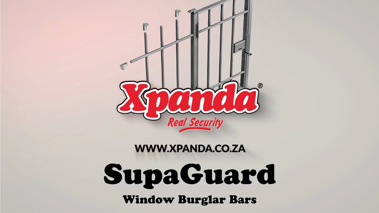 Xpanda SupaGuard Window Security Burglar Bar - YouTube