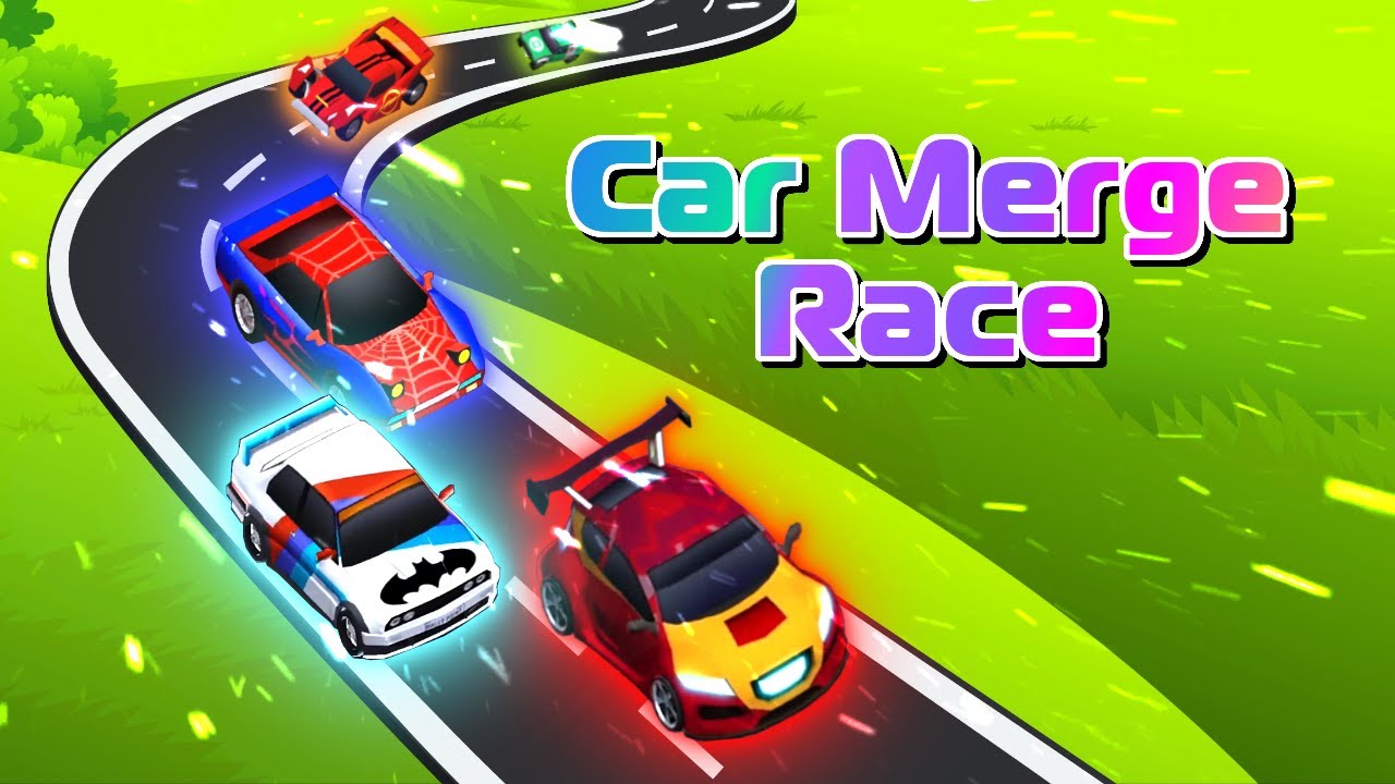 Car Merge Race 🚗 All Cars - YouTube